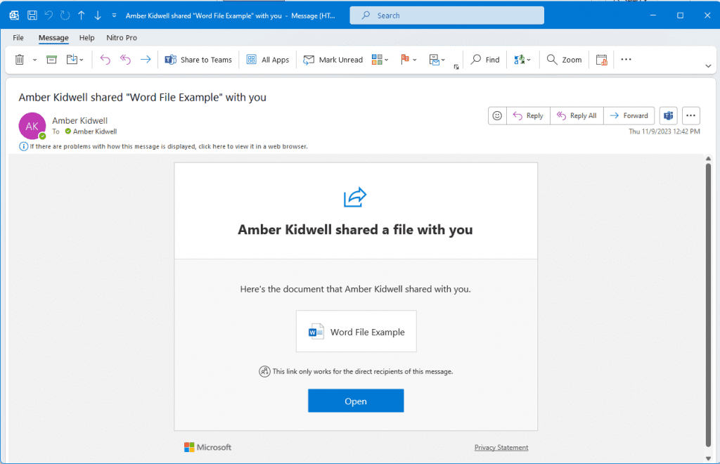 How to attach SharePoint files as links in Outlook - Computer Services ...