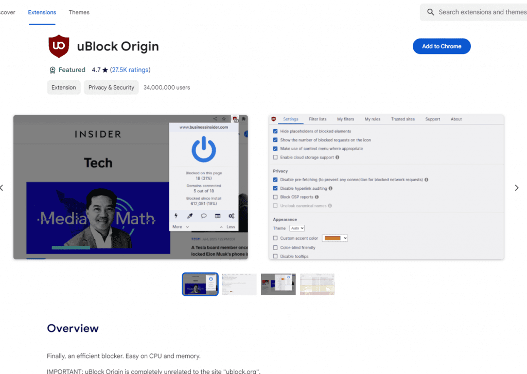 Install uBlock Origin on Chrome - Computer Services & Solutions, INC.