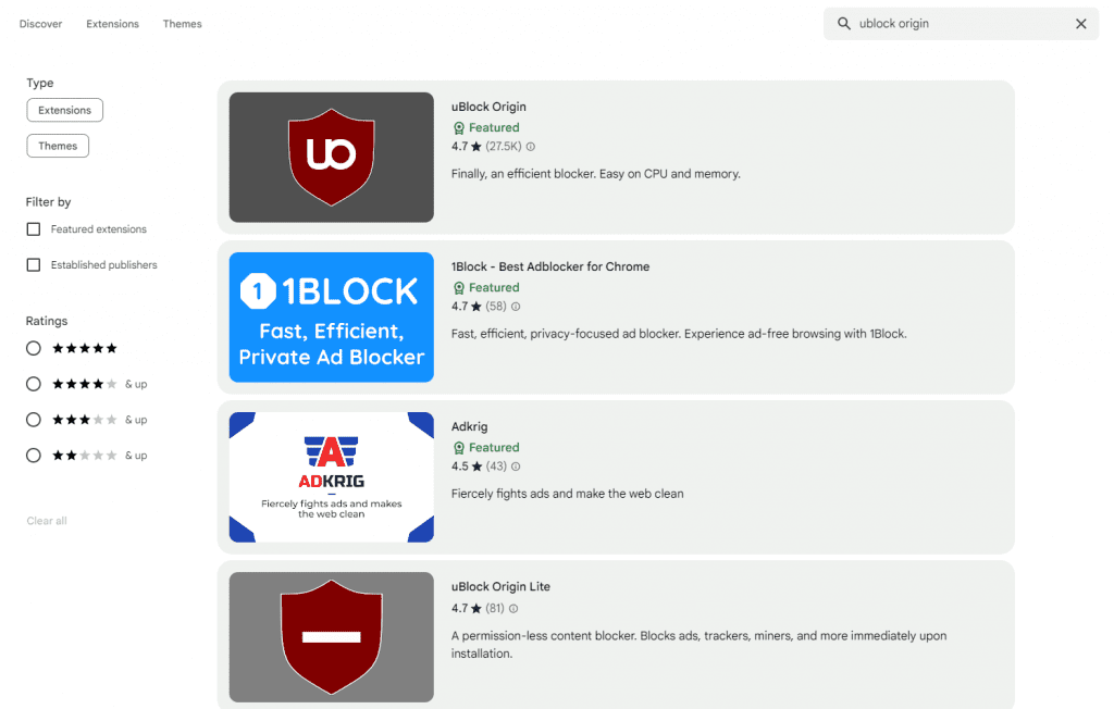 Install uBlock Origin on Chrome - Computer Services & Solutions, INC.